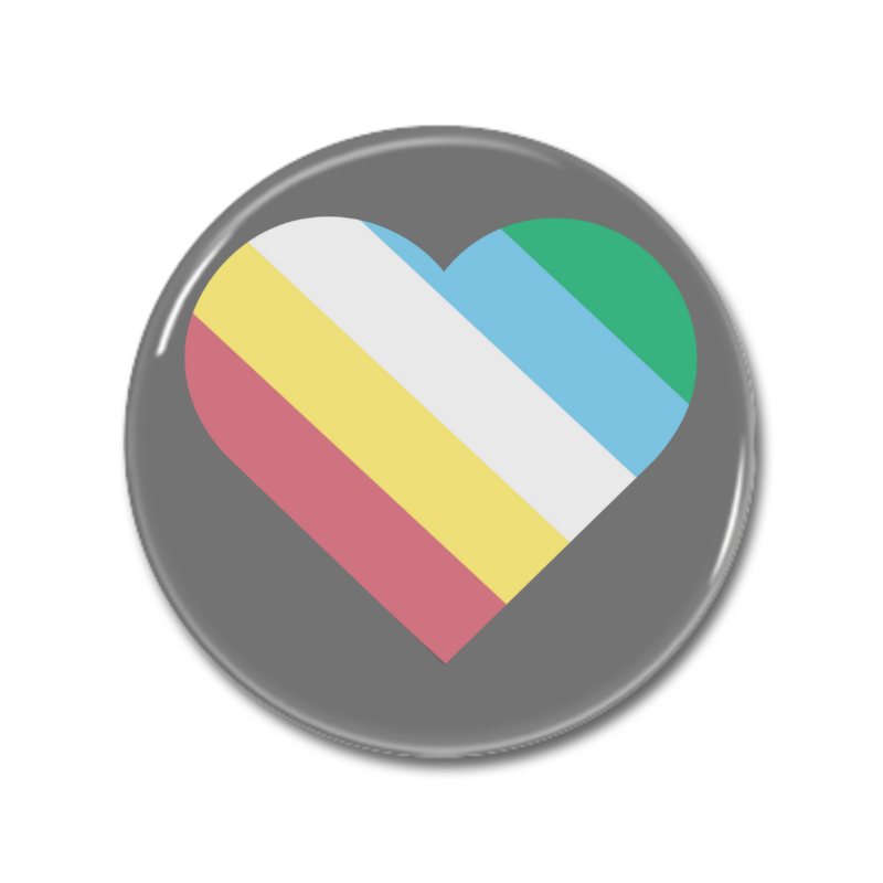 DISABILITY PRIDE Herz | Button | SW10536